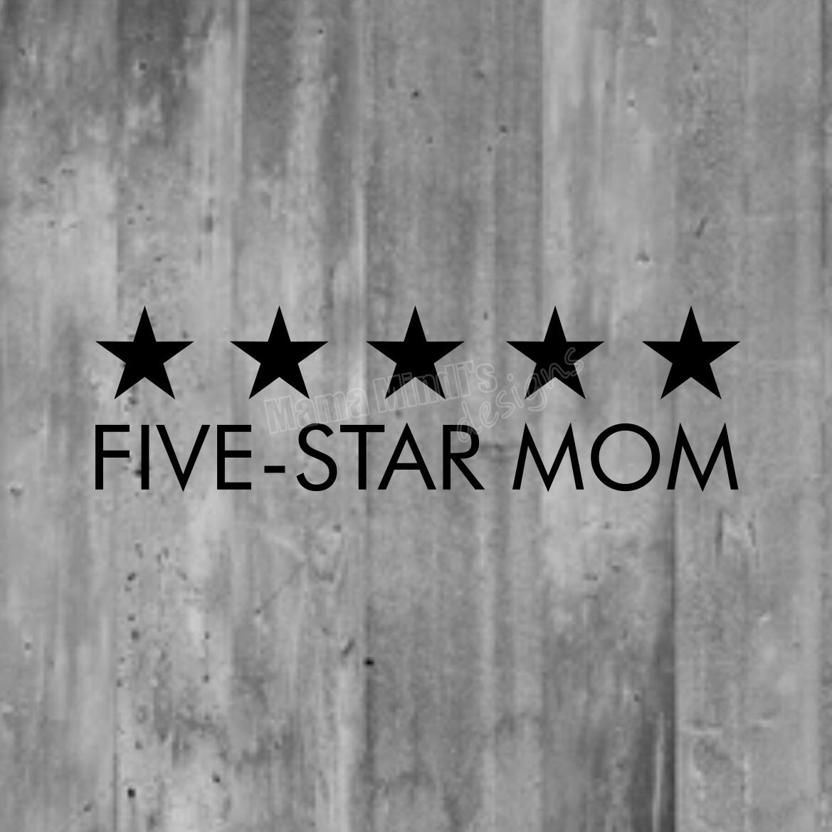 5 Star Mom SVG & PNG - Etsy
