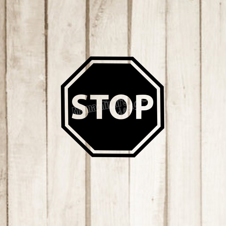 Stop Sign SVG - Etsy