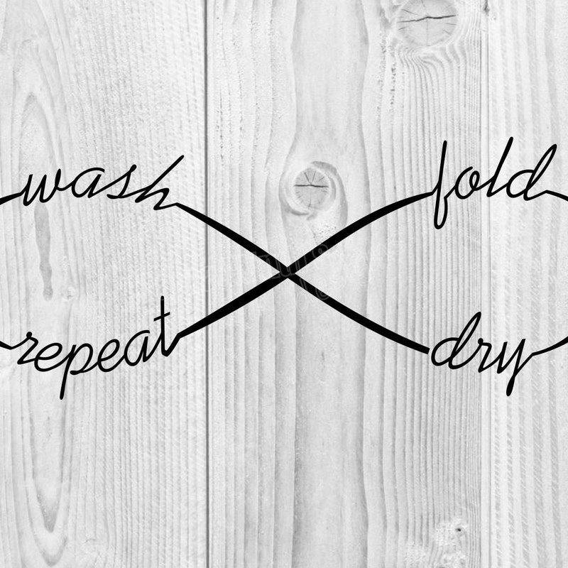 Wash Dry Fold Repeat Svg - Etsy