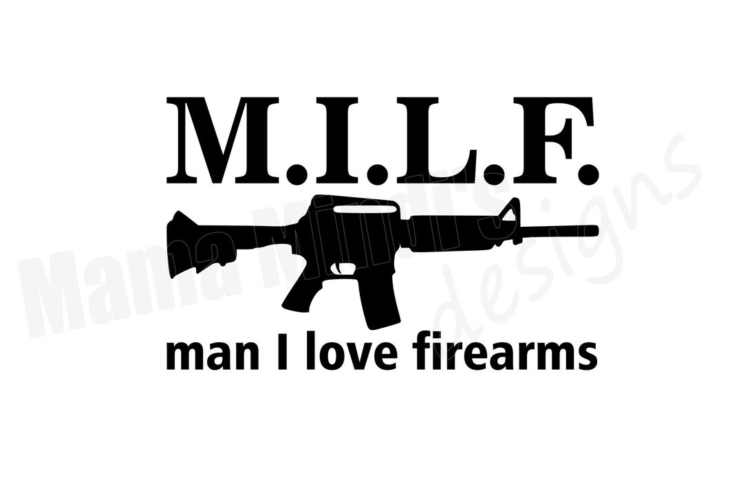 Man I Love Firearms SVG, DXF & Pngs - Etsy