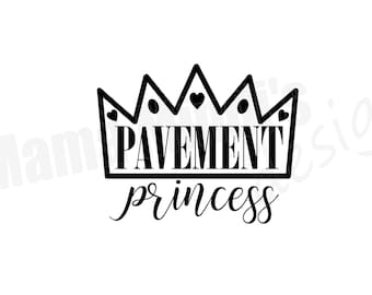 Pavement Princess, Vehicle Decal, off Road Princess, Mall Rated, Mall ...