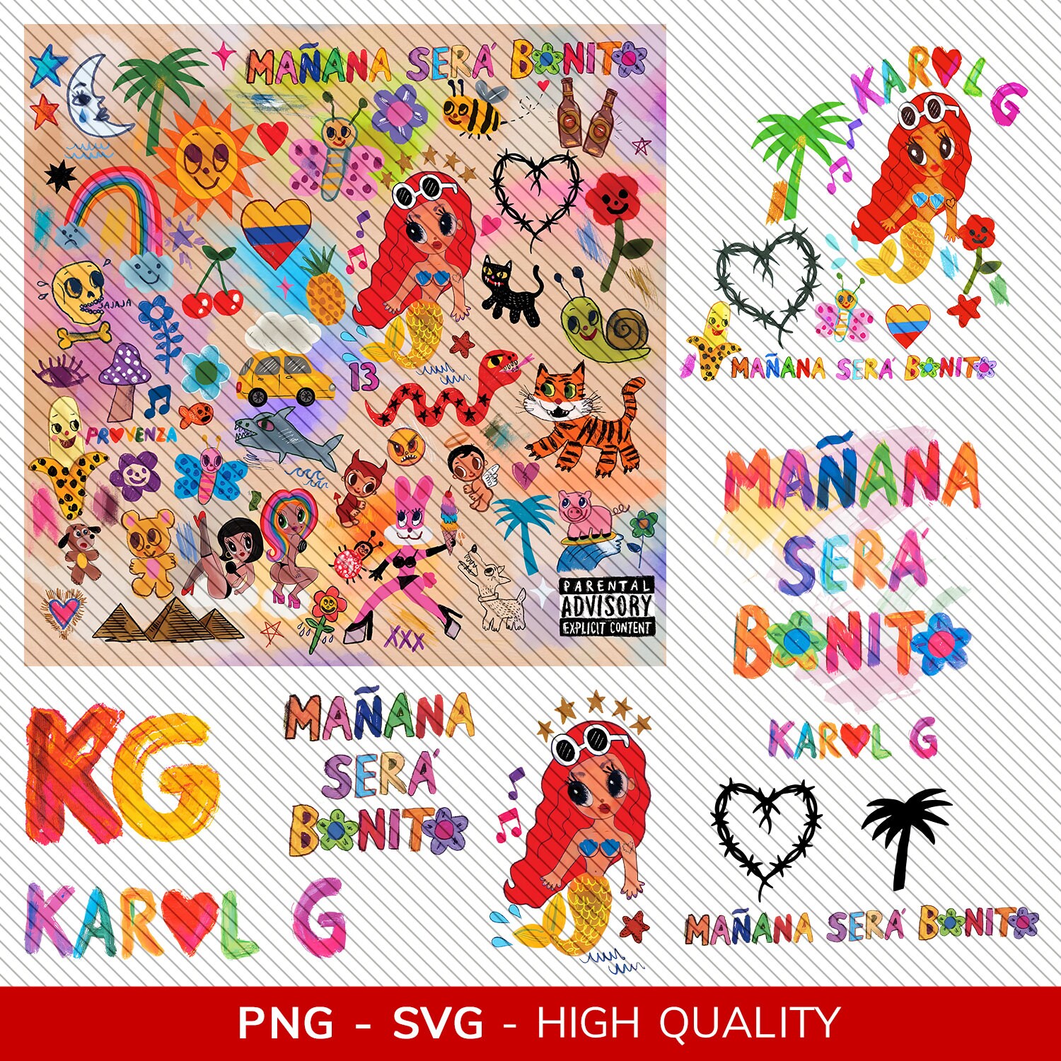 Karol G New Album Cover Mañana Será Bonito High Quality - Etsy Norway