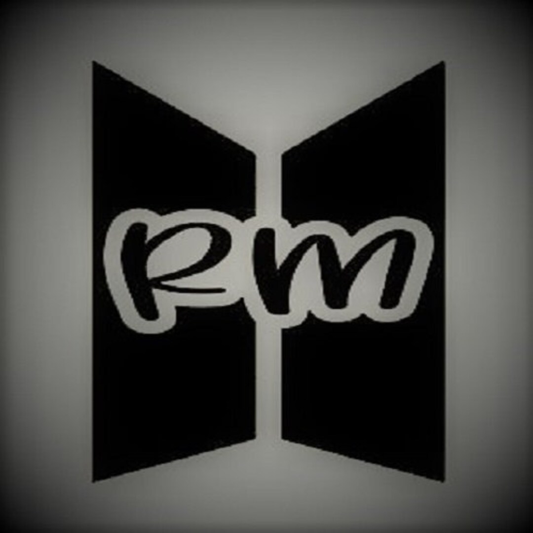 BTS Logo: RM SVG - Etsy