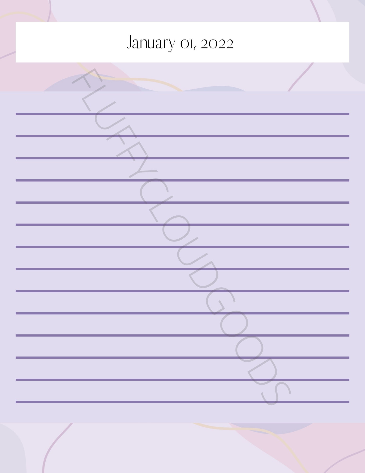 Printable Note Page, Notes Print, Downloadable Print - Etsy