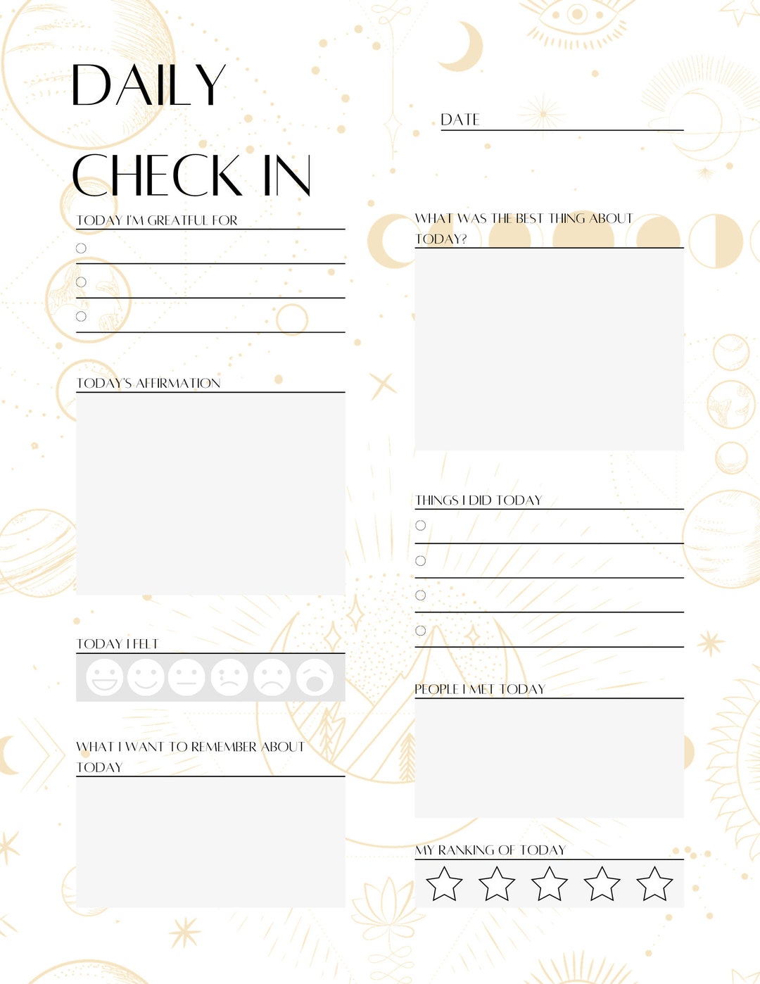 Printable Journal Pages - Etsy