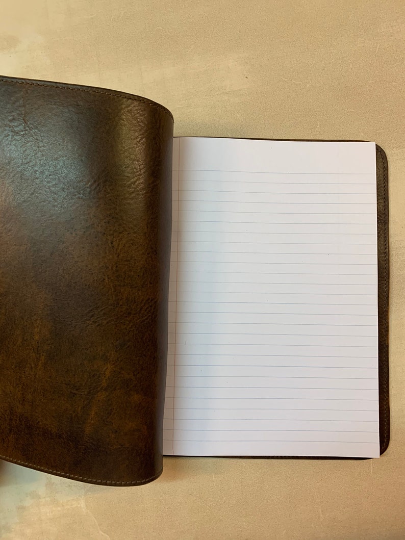 Leather Binder (refillable) - Etsy