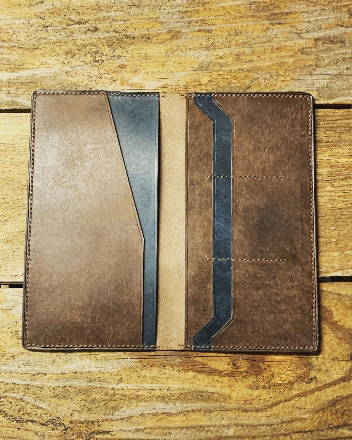 Mens Long Wallet - Etsy
