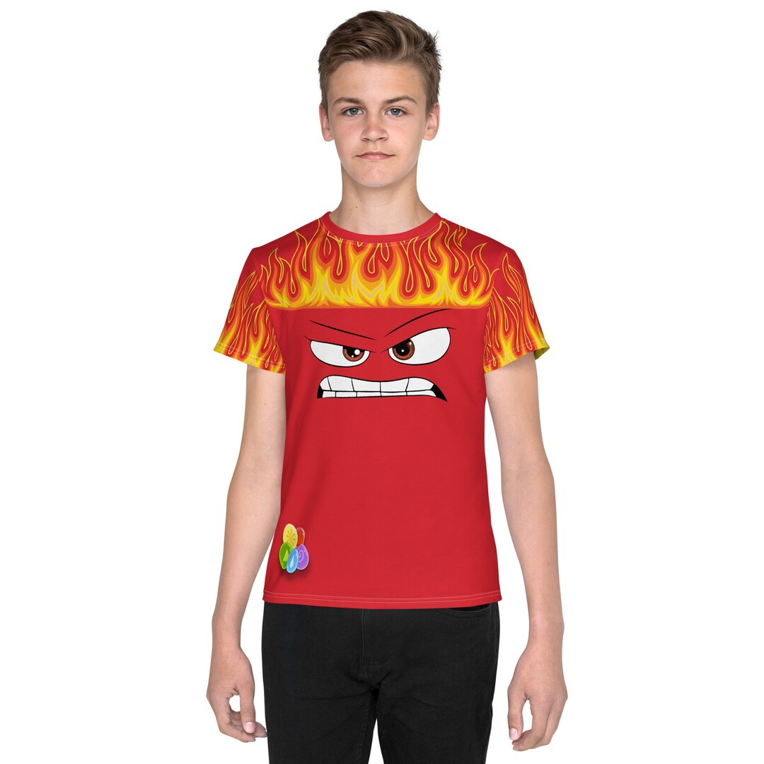 Anger Inspired Youth Crew Neck T-shirt - Etsy