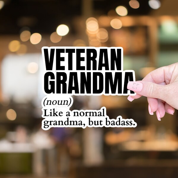 Funny Veteran Sticker - Etsy