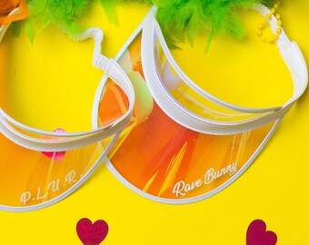 Iridescent Visor - Etsy