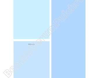 Daily Planner, Fun Daily Planner, Planner, Blue Planner, PDF Planner ...