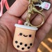 Boba Bubble Tea Keychain - Kawaii Cute Gifts for Milk Tea Lovers and ...