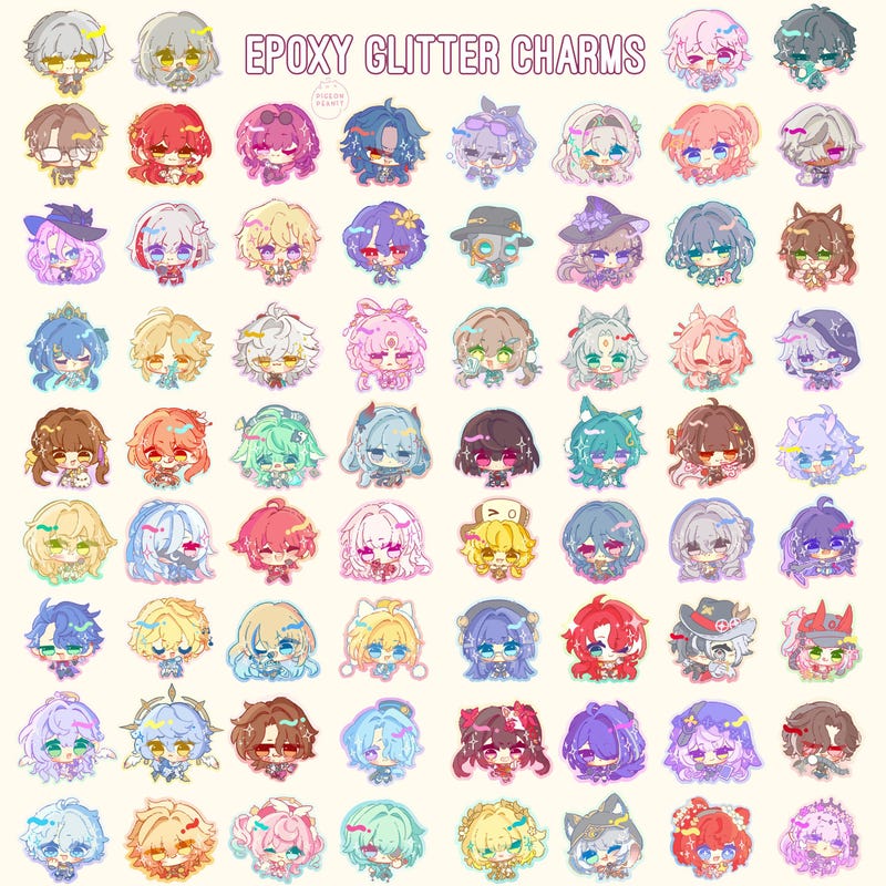 Sunday Honkai Phone Charm - Etsy