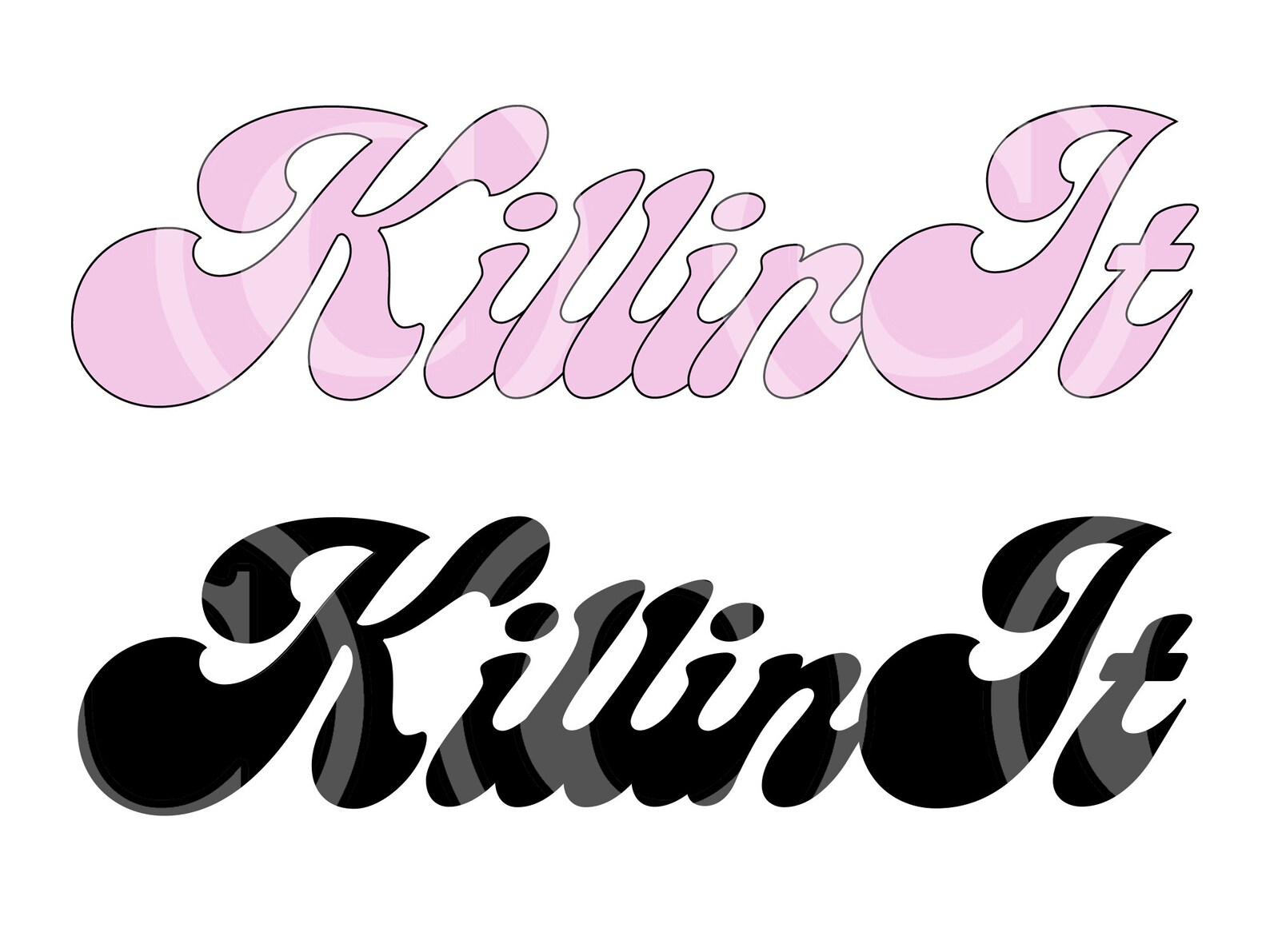 Killin It SVG | Killing It SVG | Motivational Quotes SVG | Sublimation ...