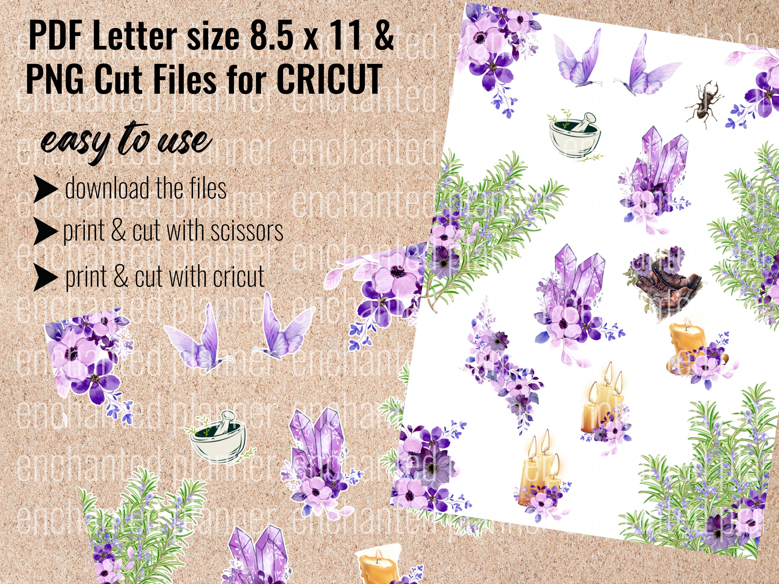 Witches | Magic Stickers | Printable Planner Stickers | Classic Happy ...