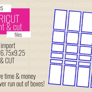 Printable Planner Box Sticker Bundle | Happy Planner | Instant Download ...