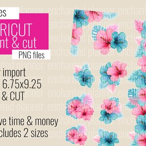 Printable Planner Stickers Classic Happy Planner Hibiscus Stickers ...