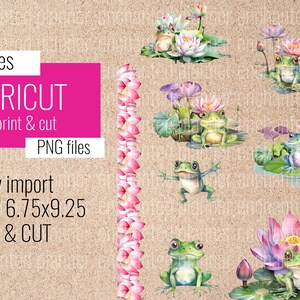 Frogs and Lilly Pads | Printable Planner Stickers | Classic Happy ...