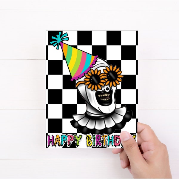 Terrifier Birthday Card - Etsy Australia