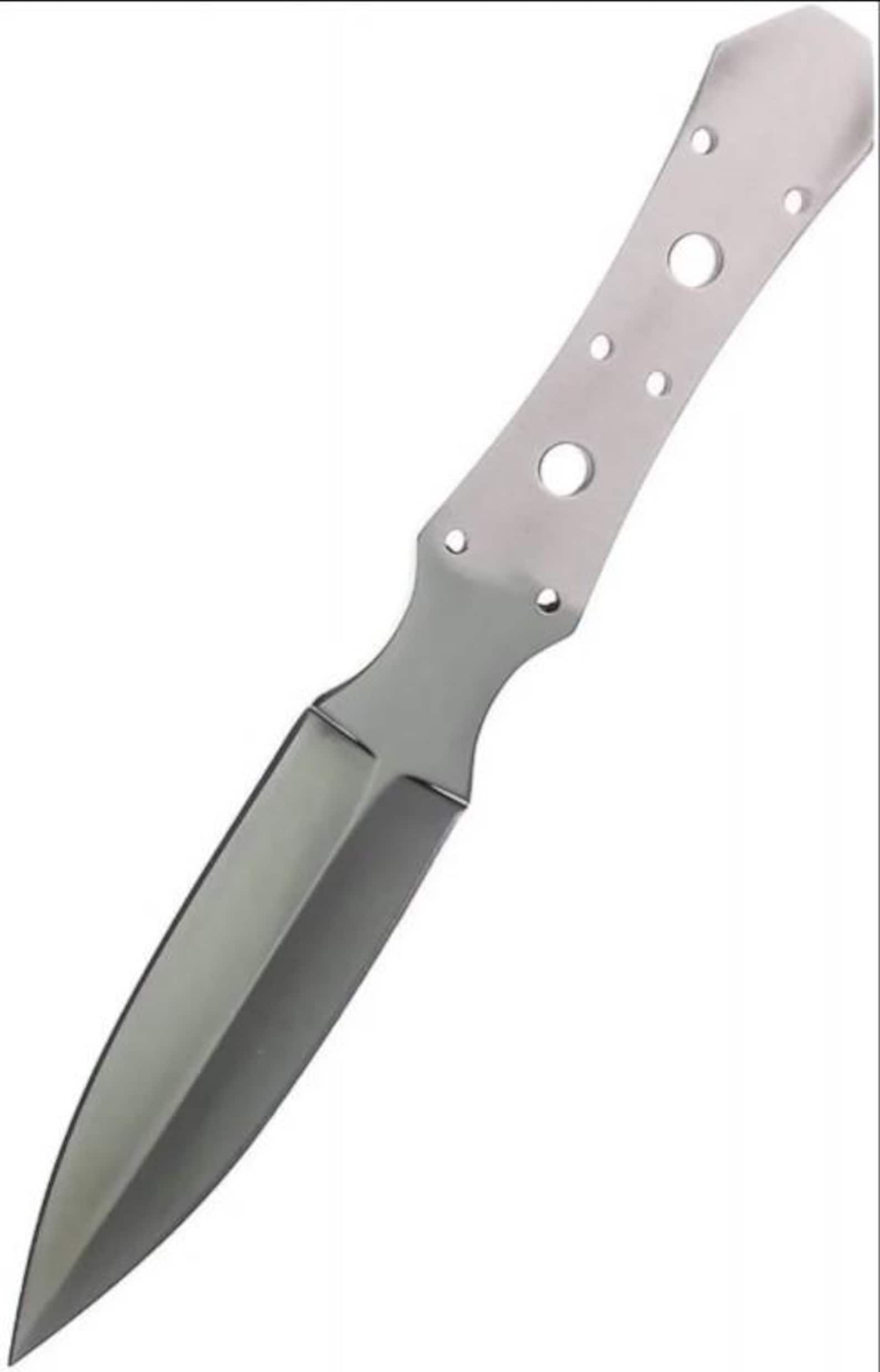 Double Edge Boot Dagger - Satin - Stainless Steel Knife Making Blank - Etsy