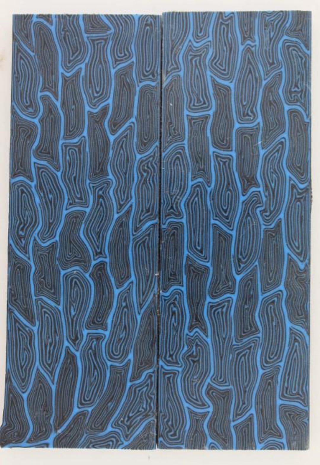 Wave Pattern G10 - Blue - Knife Handle Scales / Material - Etsy