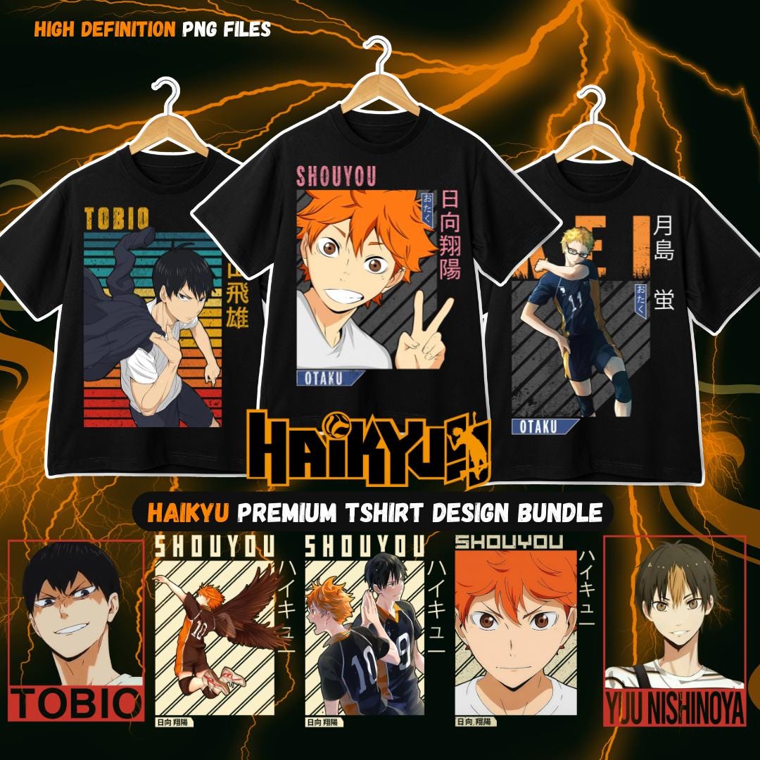 63+ Haikyuu Shirt Design Template | With Mockups | Shouyou Hinata Png ...