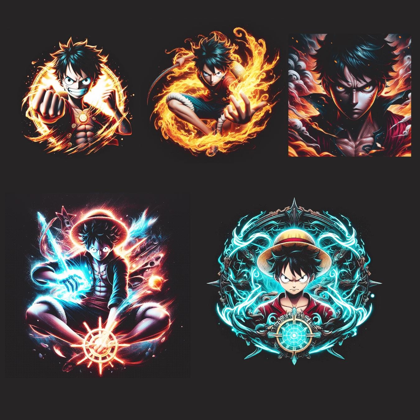 12 Luffy Shirt Design Png, Digital Print , Perfect for Print on Demand ...