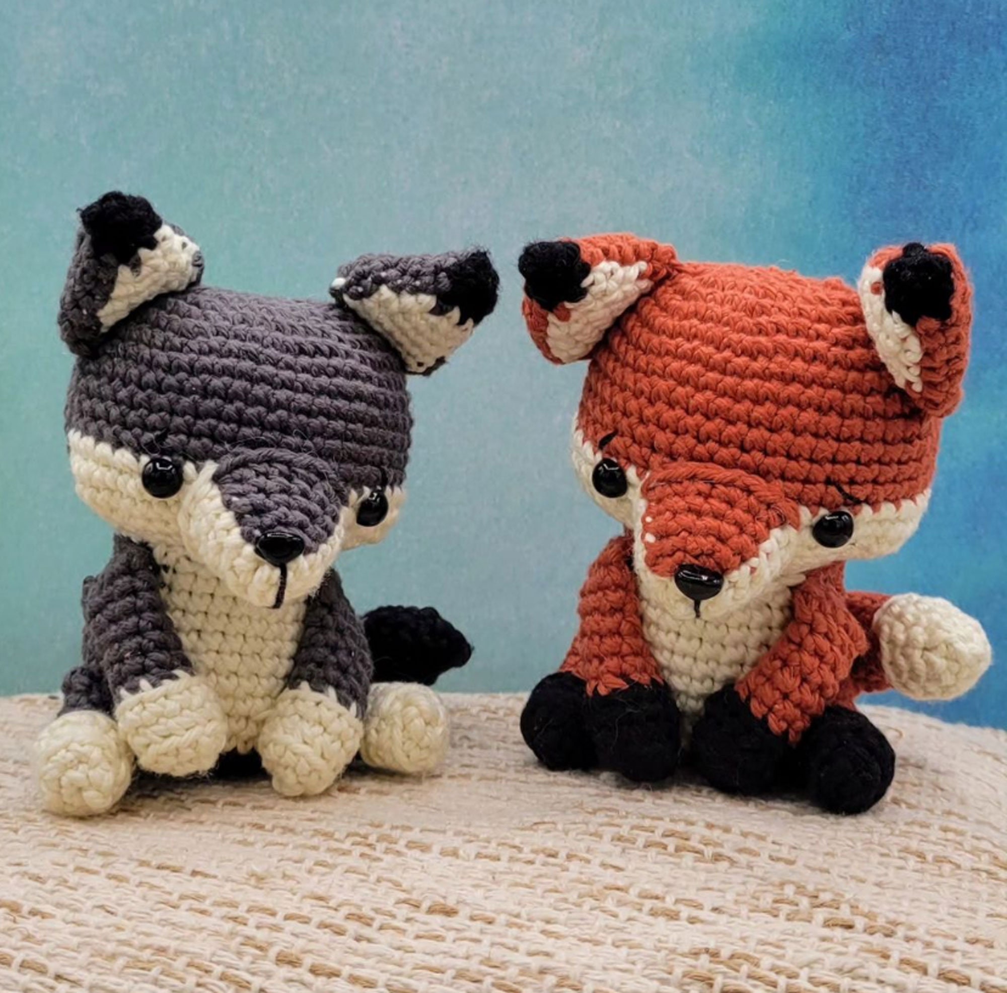 Fox and Wolf Crochet Pattern PDF Fox and Wolf Amigurumi Cute - Etsy ...