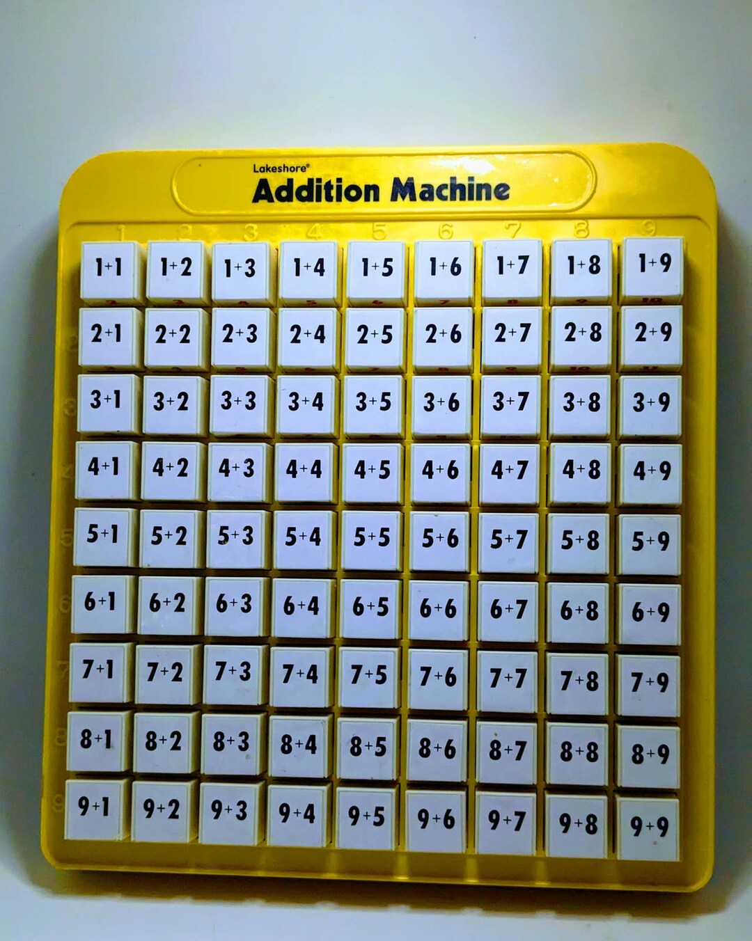 Vintage Lakeshore Addition Machine Children Learning Tool School ...