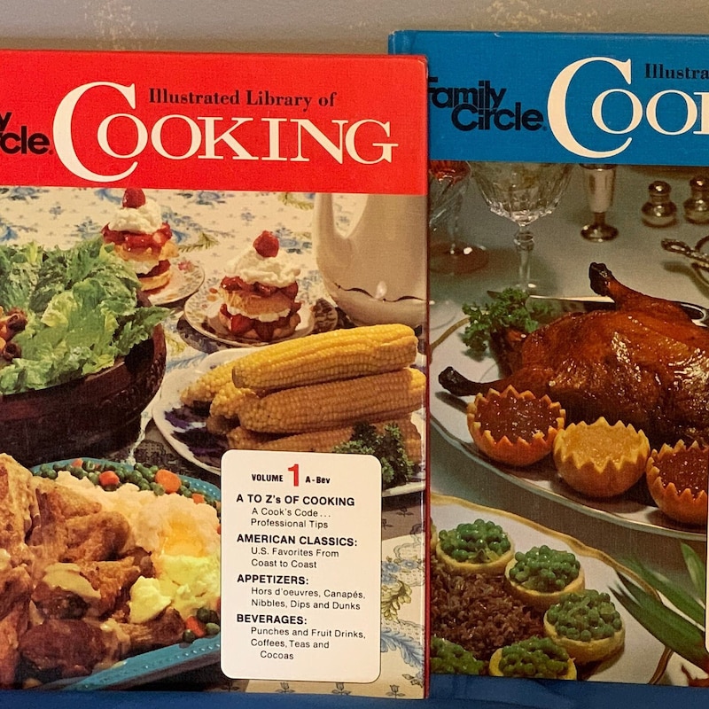 Vintage Cookbook Set - Etsy