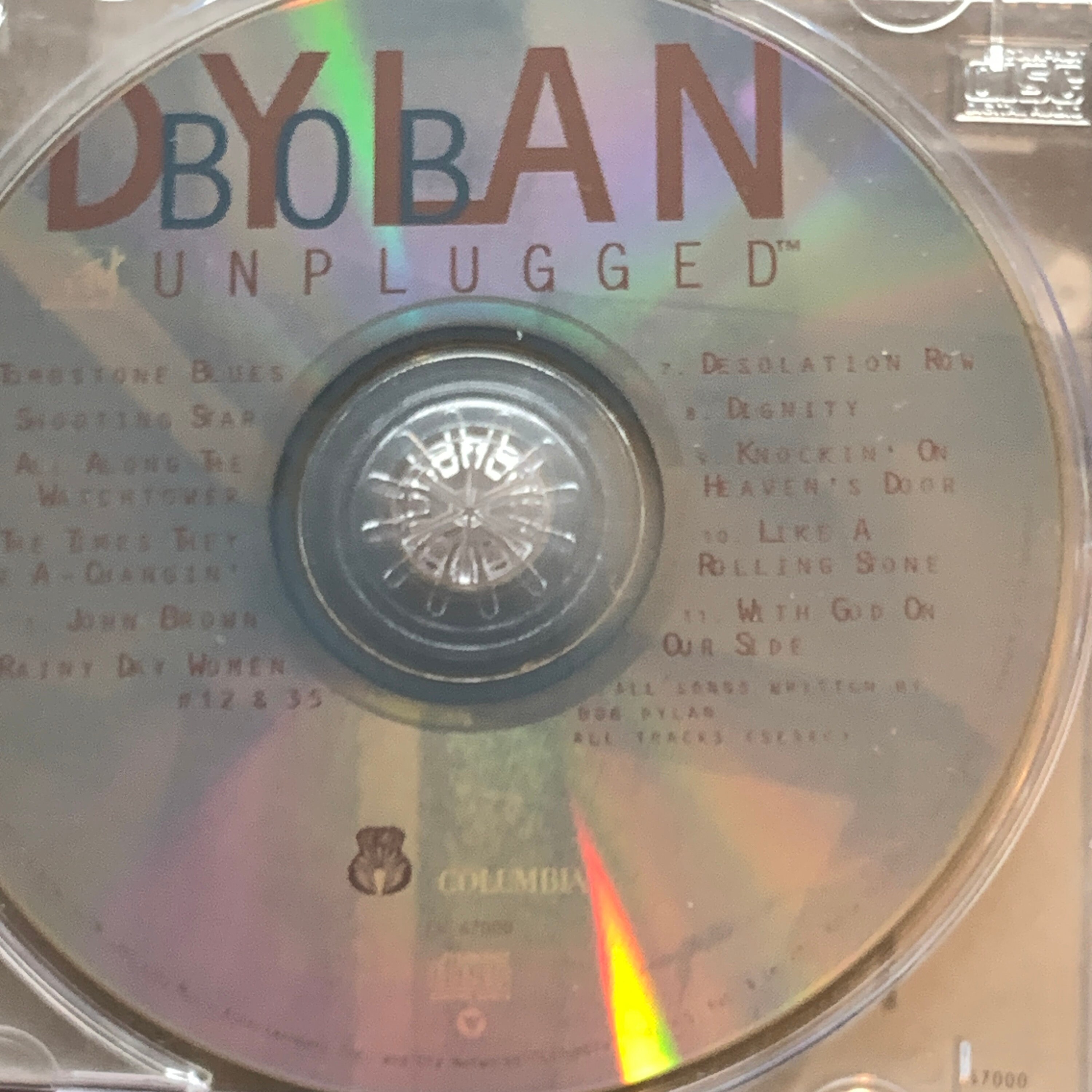 Vintage Bob Dylan 1995 MTV Unplugged Live CD Club Edition Live @ Sony ...