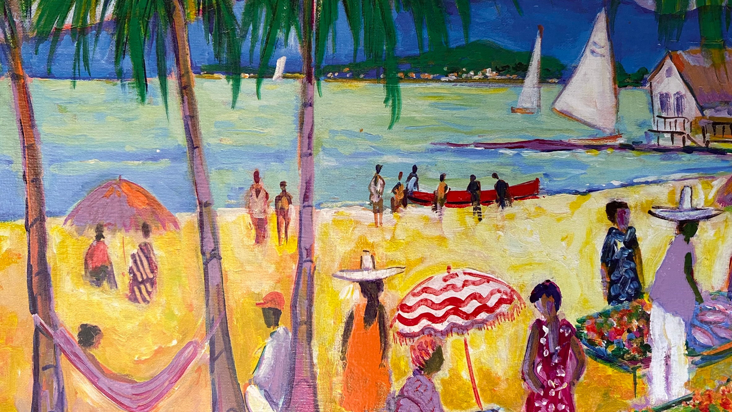 Jean-claude Picot - Hand Signed & Hand Embellished Paysage a St ...