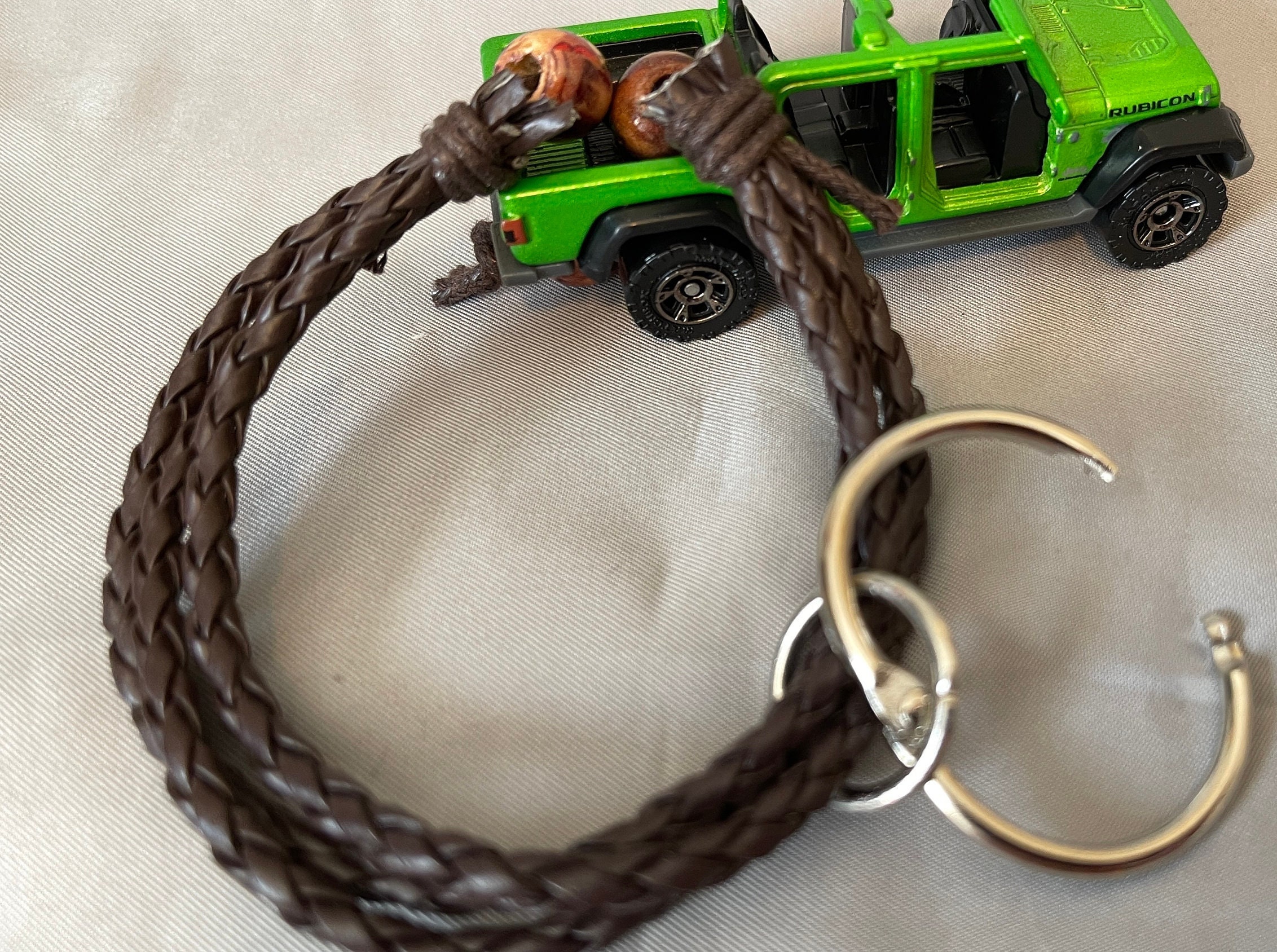 2020 Jeep Gladiator Rubicon Green Custom Keychain Upcycled Authentic ...