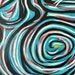 Little Fish, Big Pond Abstract Water / Waves / Fish Hand Painted ...
