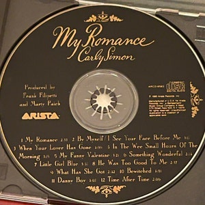 Vintage Carly Simon My Romance 1990 Compilation CD Club Edition My ...