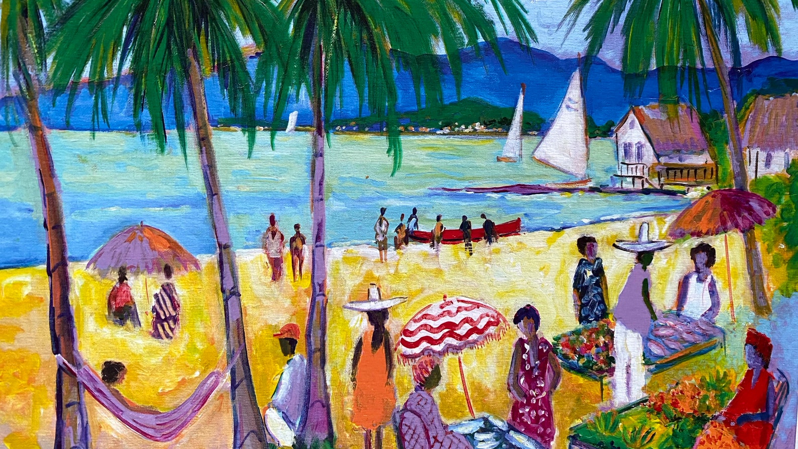 Jean-claude Picot - Hand Signed & Hand Embellished Paysage a St ...