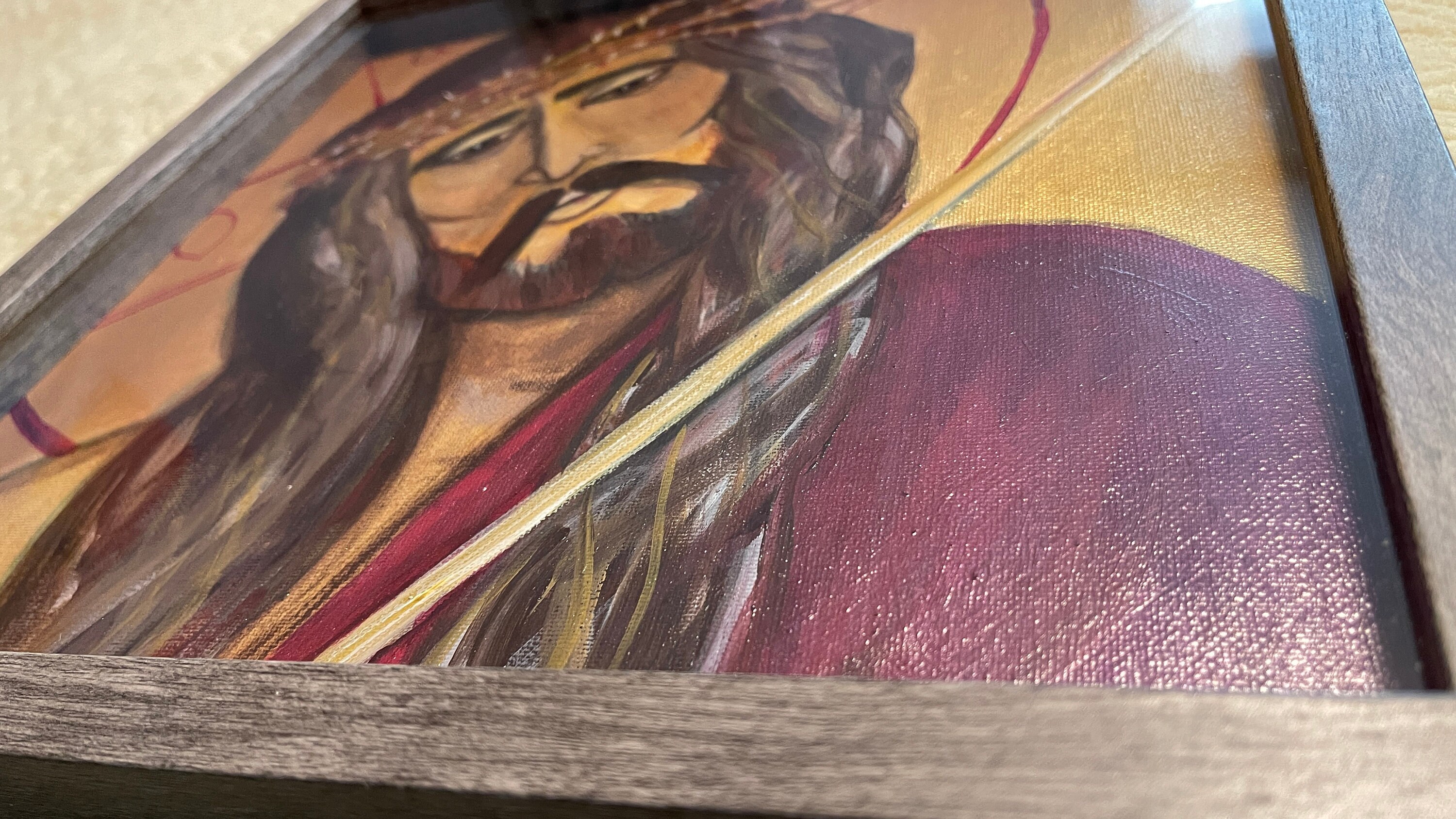 Hand Painted Christ the Bridegroom/the Extreme Humility of Christ Icon ...