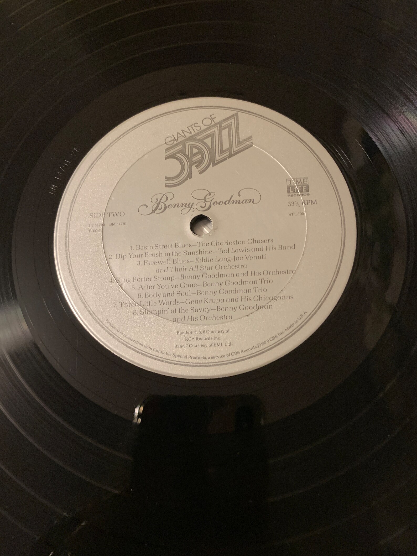 1979 Time Life Records Giants of Jazz - Benny Goodman 3 Album Set ...