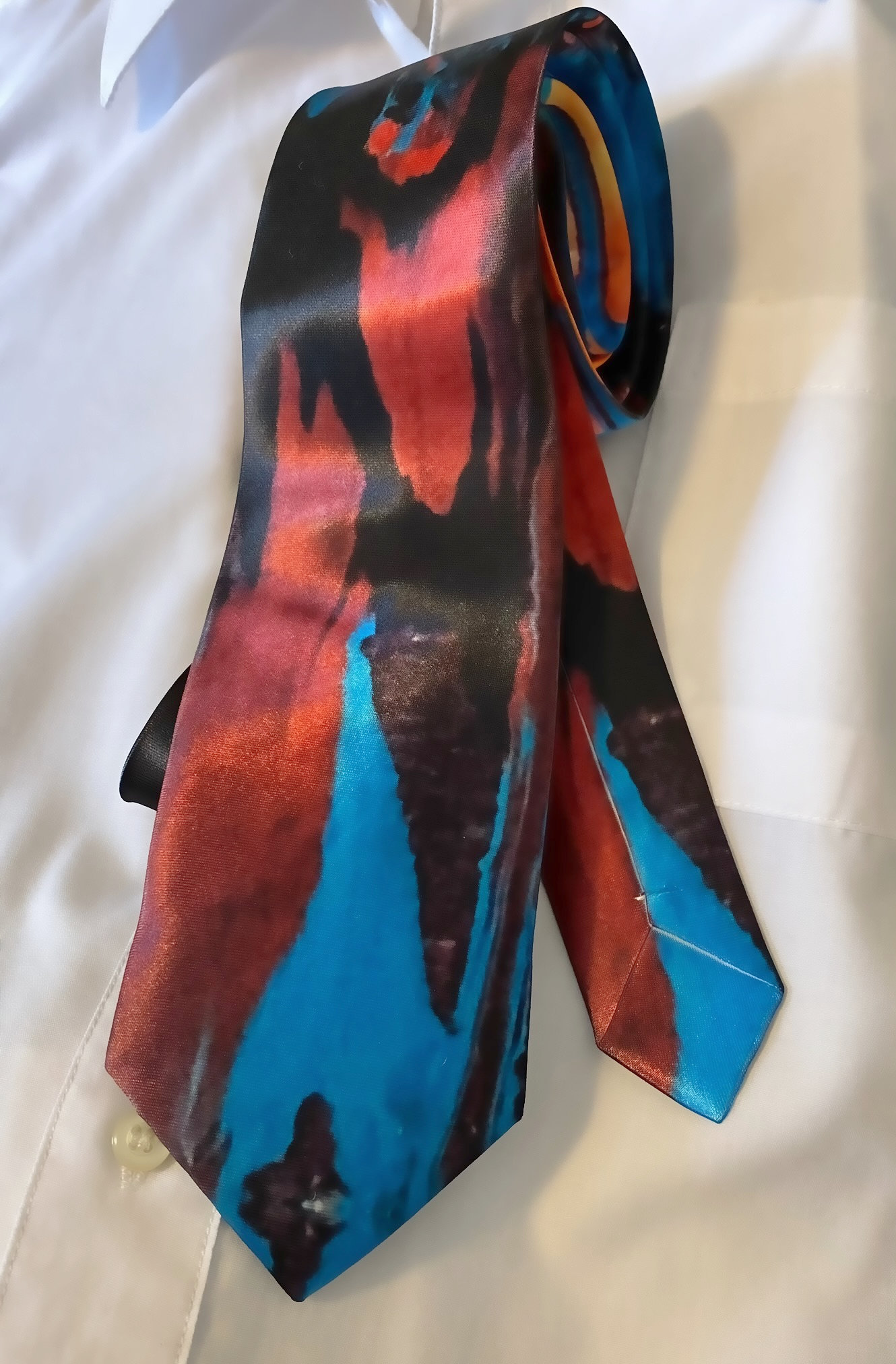Sign of the Times Men's Satin Finish Tie / Men's Accessories - Original ...