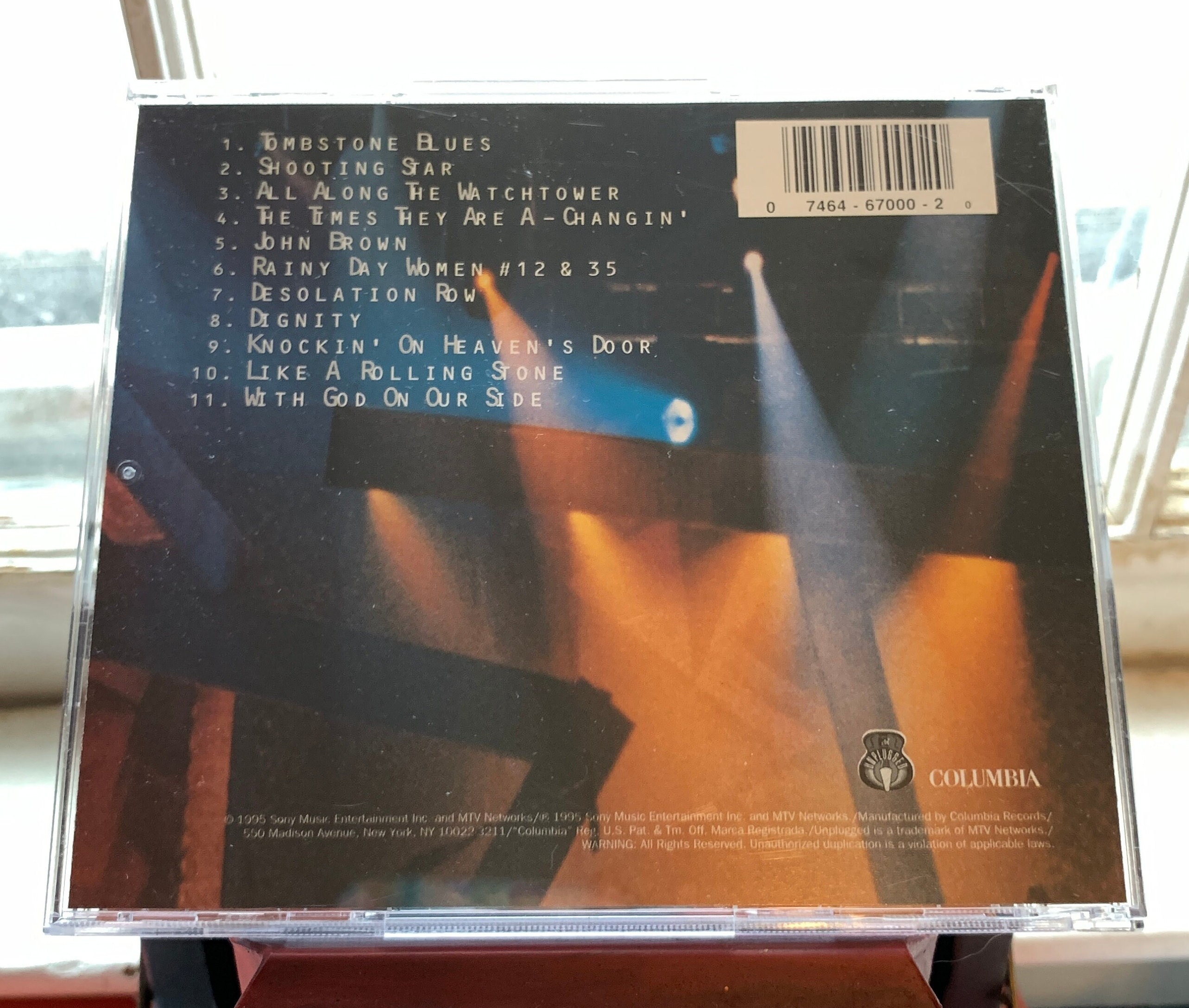 Vintage Bob Dylan 1995 MTV Unplugged Live CD Club Edition Live @ Sony ...