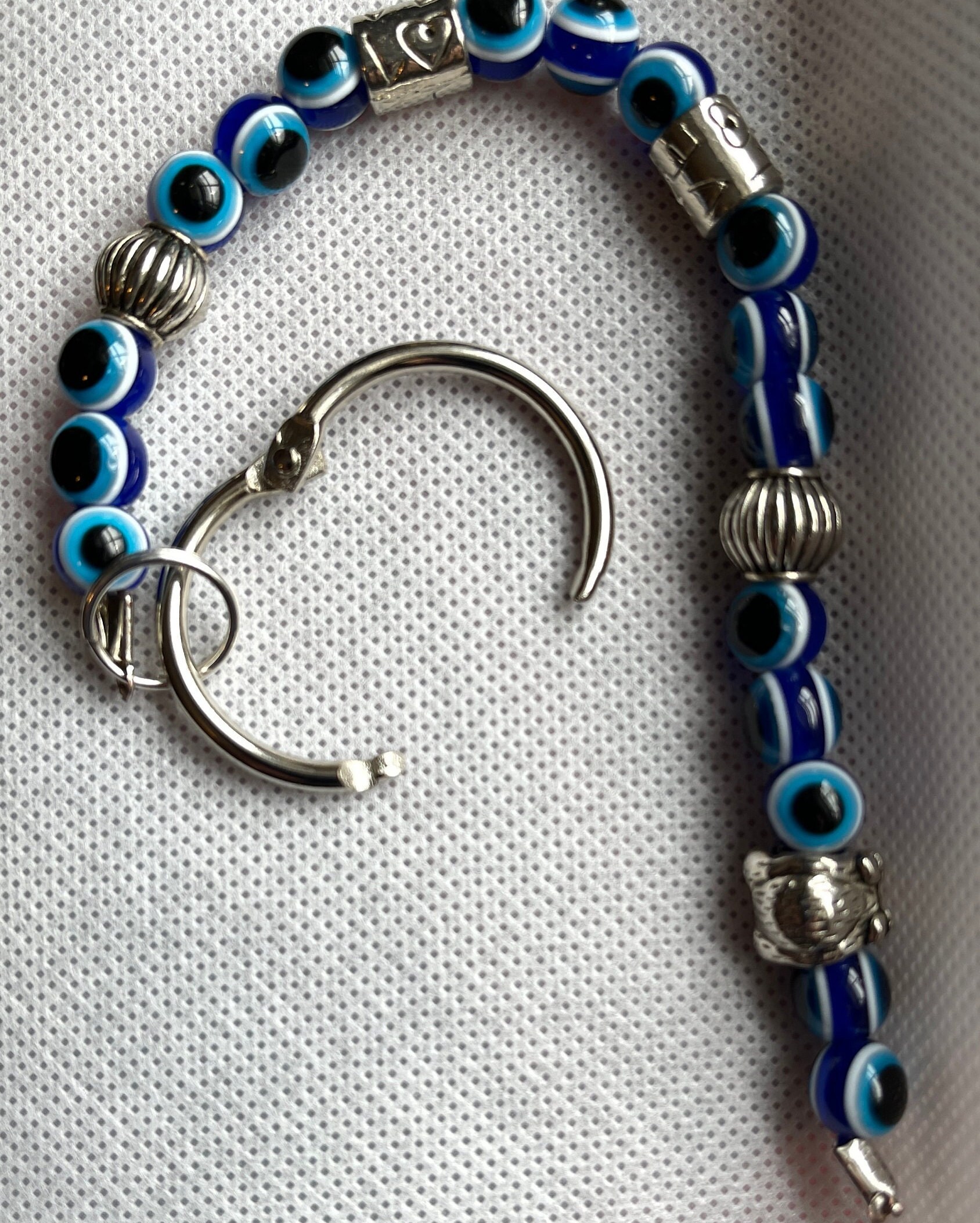Evil Eye Keychain Vaskania - Traditional Greek Evil Eye Used for ...
