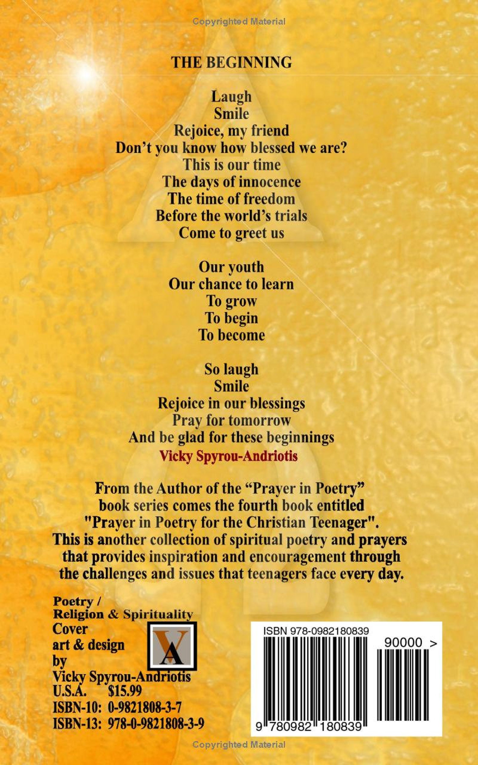 Prayer in Poetry for the Christian Teenager - Signed by Author ...
