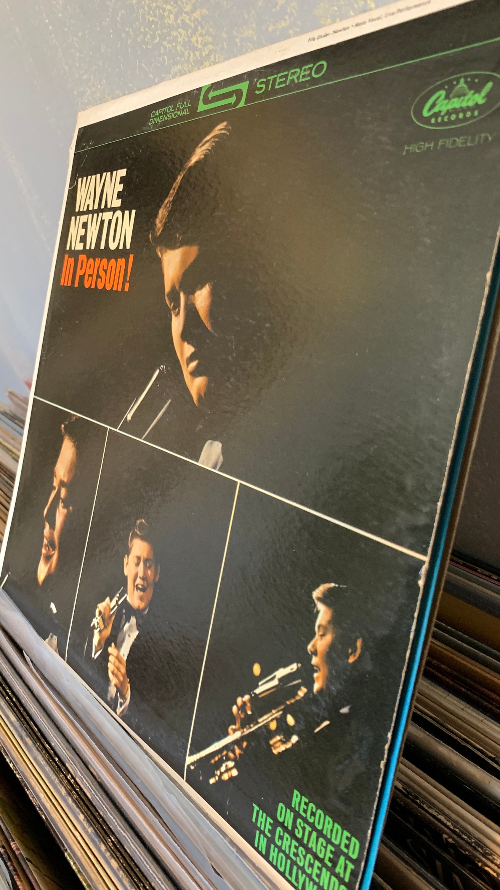 1964 Wayne Newton – in Person! Live Album, Mack the Knife, Danke Schoen ...