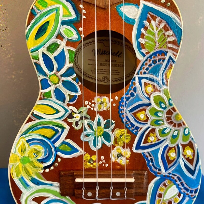 Painted Ukulele - Etsy