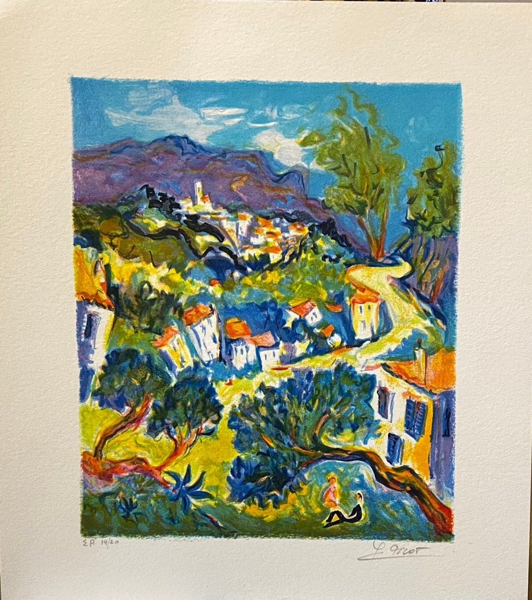 Jean-claude Picot Hand Signed ON Print Artist's Proof #14 of ONLY 20 ...