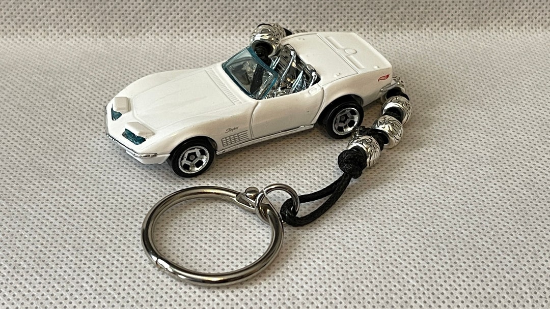 Custom Keychain 1972 Corvette Stingray Convertible Upcycled Matchbox ...