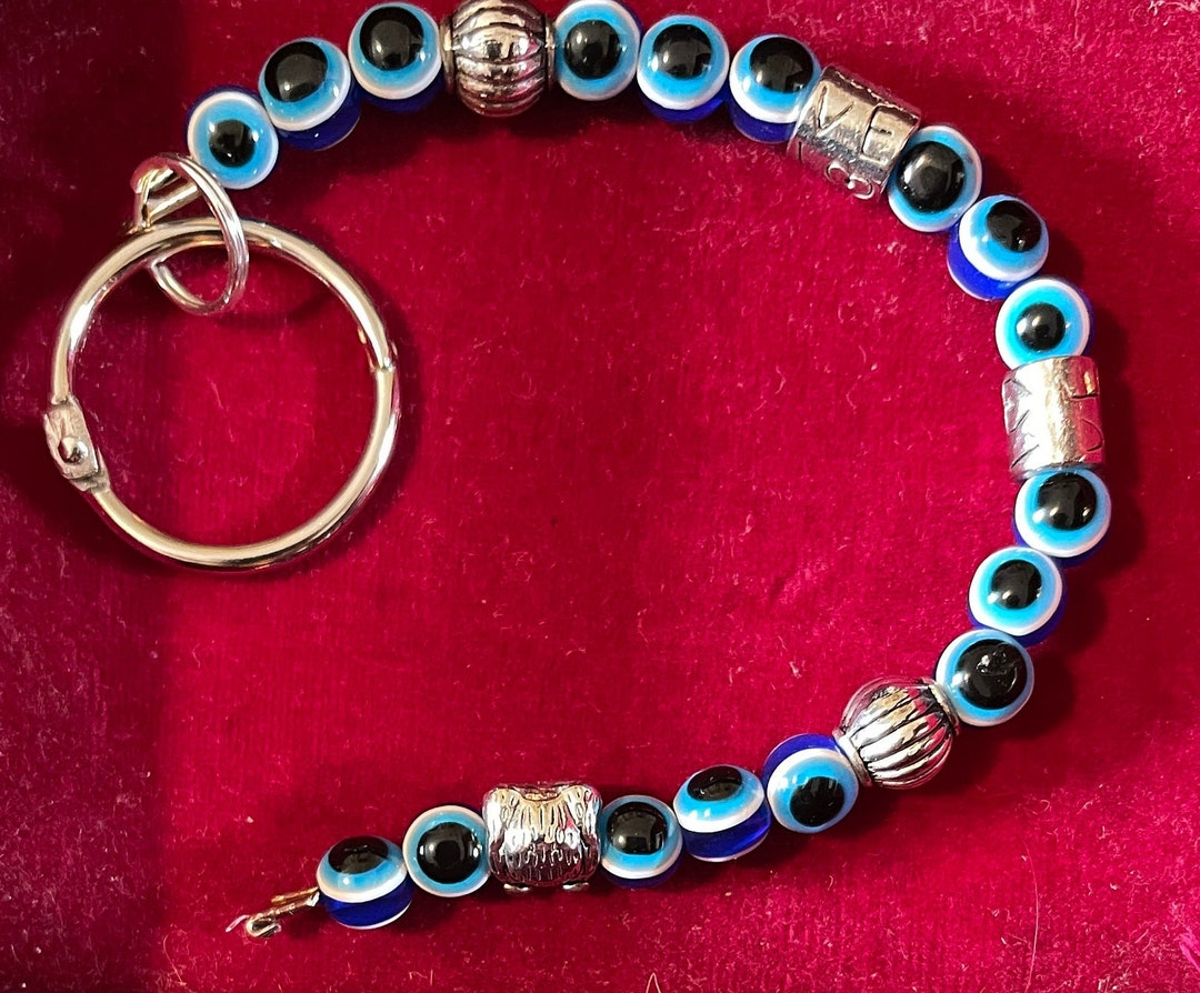 Evil Eye Keychain Vaskania - Traditional Greek Evil Eye Used for ...