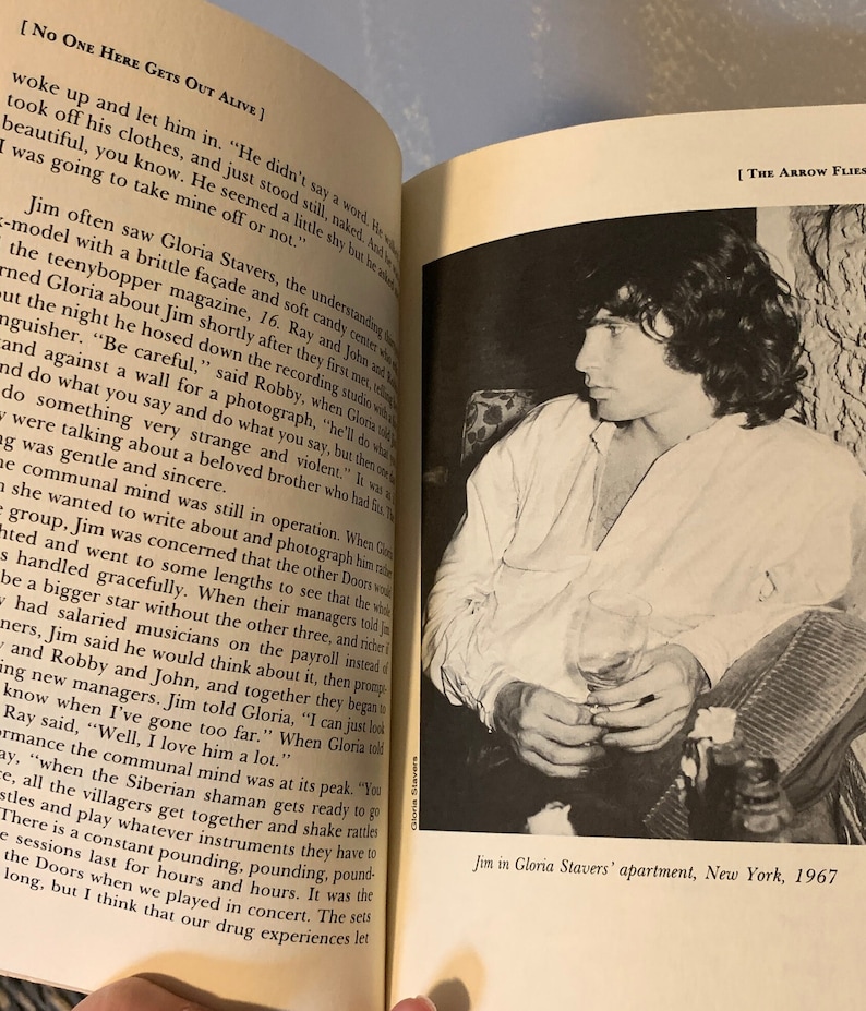 1980 First Printing Jim Morrison of the Doors Biography No One Here ...