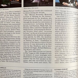 First Edition 70 Years of the Oscar:the Official History of the Academy ...