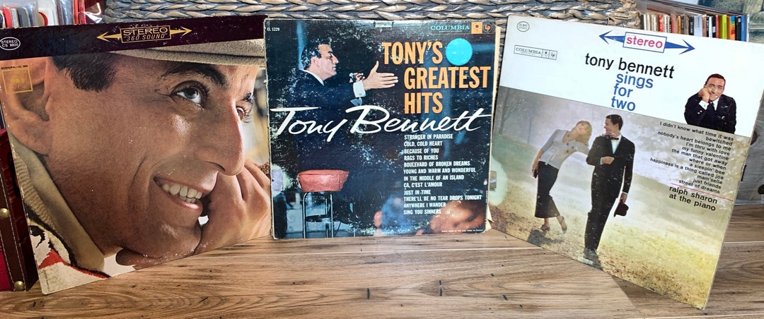Tony Bennett 3 Records Collection - Vintage LP Tony's Greatest Hits, I ...